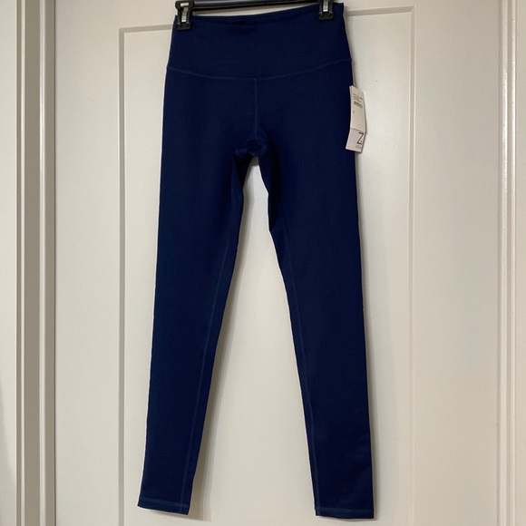 Zella | Pants & Jumpsuits | Nwt Z By Zella Navy High Rise Legging ...